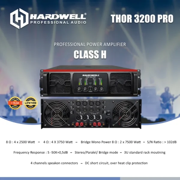 Jual Amplifier Thor 3200 Pro | Hardwell Professional Audio